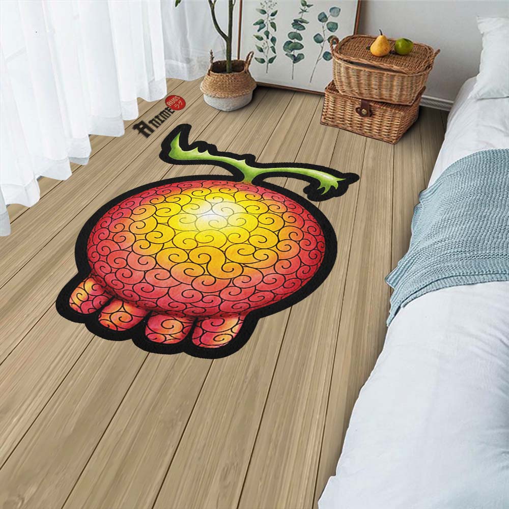 Yomi Yomi Shaped Rug Custom Devil Fruit One Piece Anime Room Decor ...