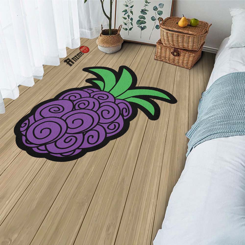 Bara Bara Shaped Rug Custom Devil Fruit One Piece Anime Room Decor ...