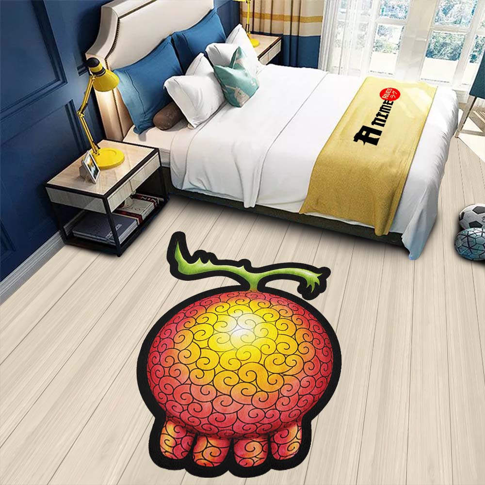 Yomi Yomi Shaped Rug Custom Devil Fruit One Piece Anime Room Decor ...