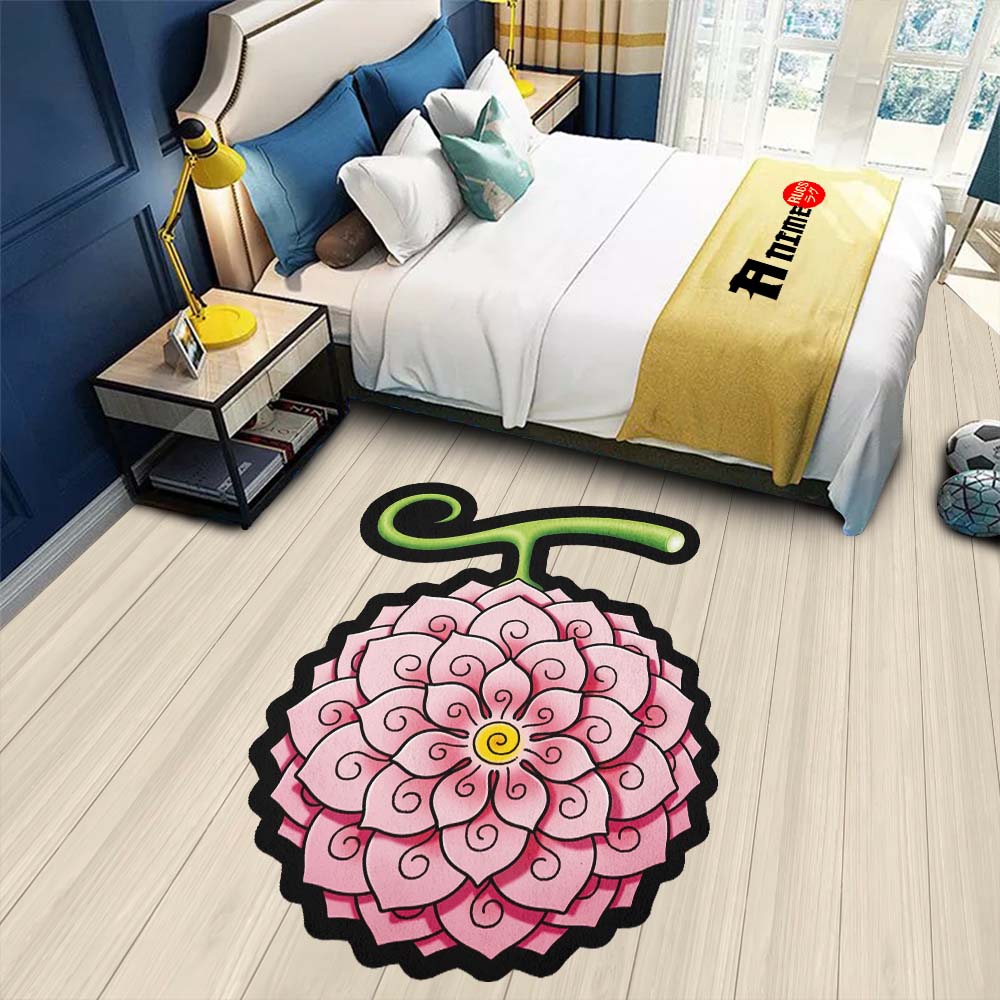 Hana Hana Shaped Rug Custom Devil Fruit One Piece Anime Room Decor ...