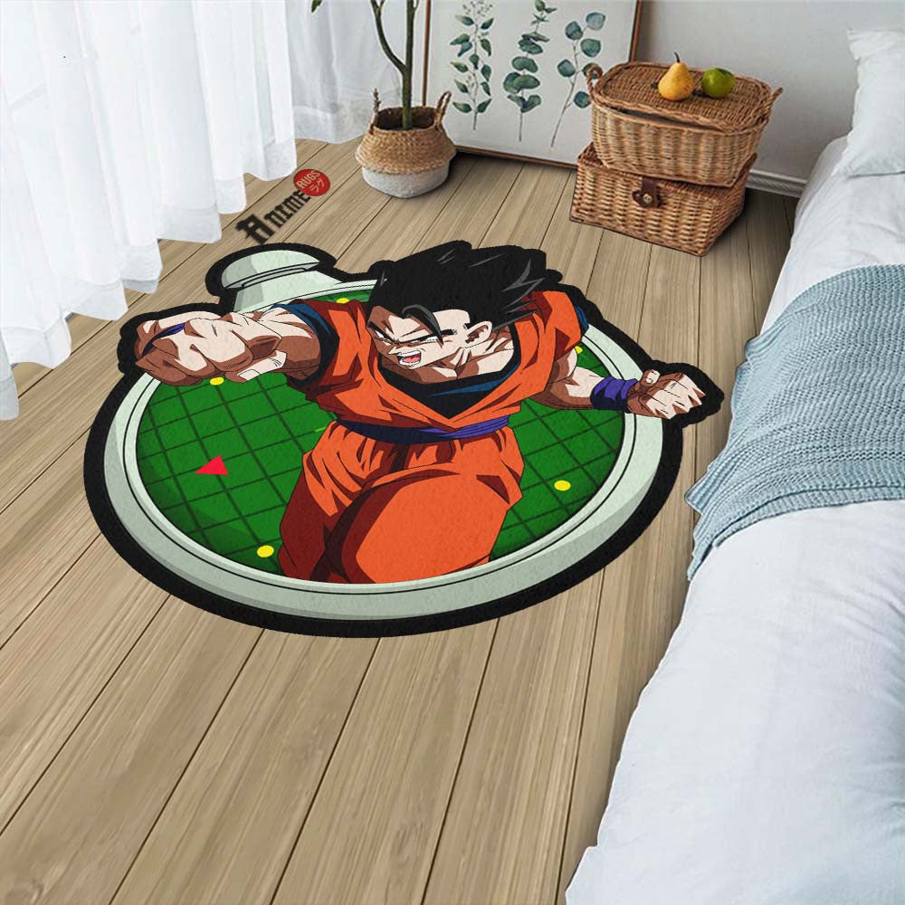 Gohan Shaped Rug Custom Dragon Ball Anime Room Decor– Animerugs