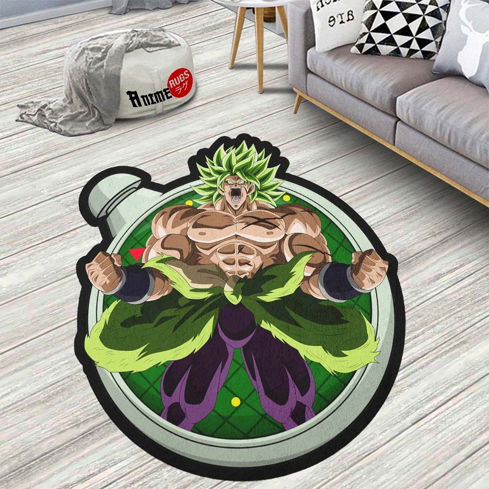 Broly Shaped Rug Custom Dragon Ball Anime Room Decor– Animerugs