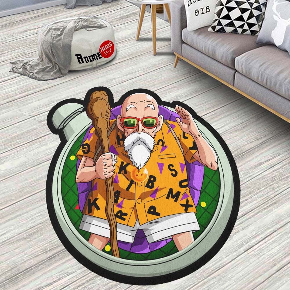 Master Roshi Shaped Rug Custom Dragon Ball Anime Room Decor– Animerugs