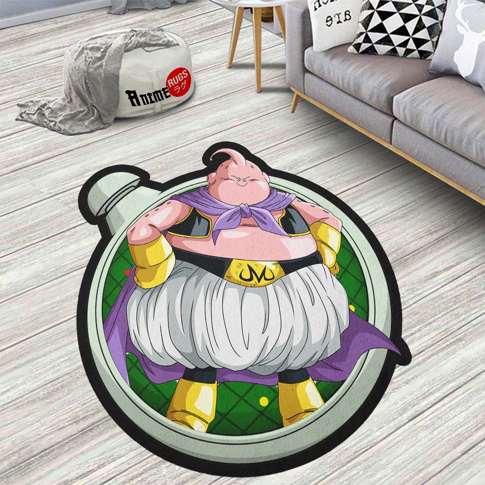 Majin Buu Shaped Rug Custom Dragon Ball Anime Room Decor– Animerugs