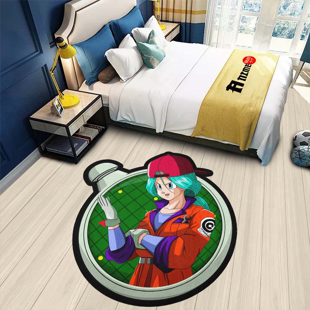 Bulma Shaped Rug Custom Dragon Ball Anime Room Decor– Animerugs