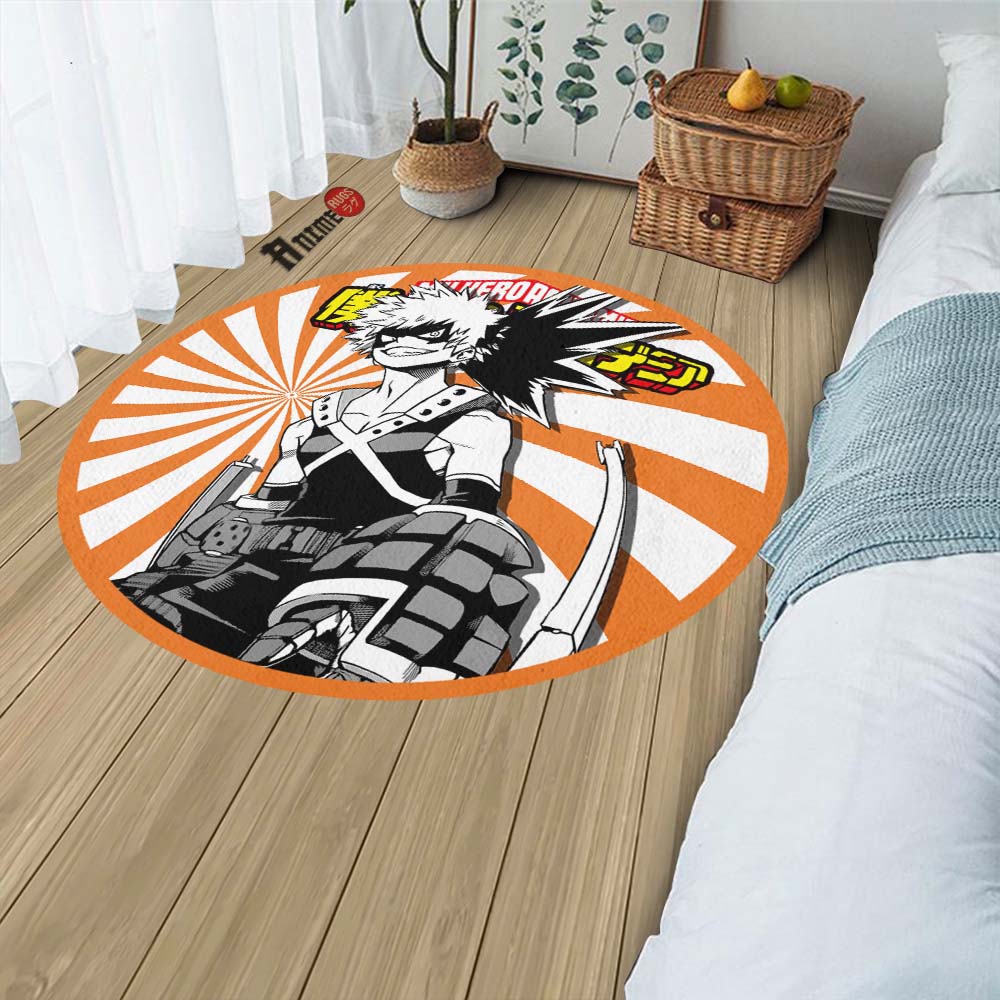 Katsuki BakugoRound Rug Custom My Hero Academia Anime Circle Carpet ...