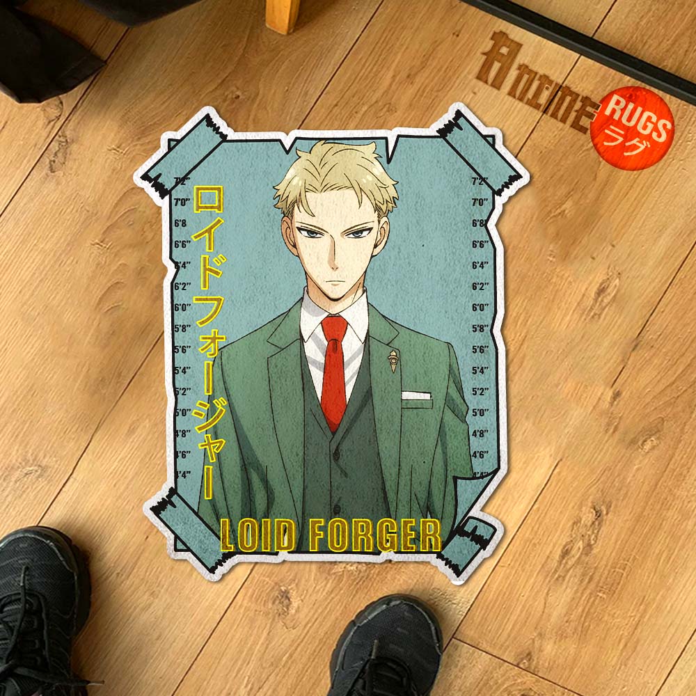 Loid Forger Shaped Rug Custom Spy x Family Anime Room Decor– Animerugs