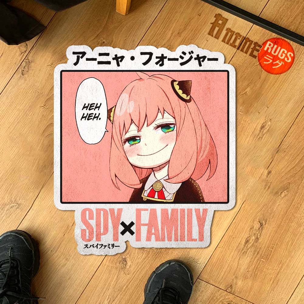 Anya Forger Shaped Rug Custom Spy x Family Anime Room Decor– Animerugs