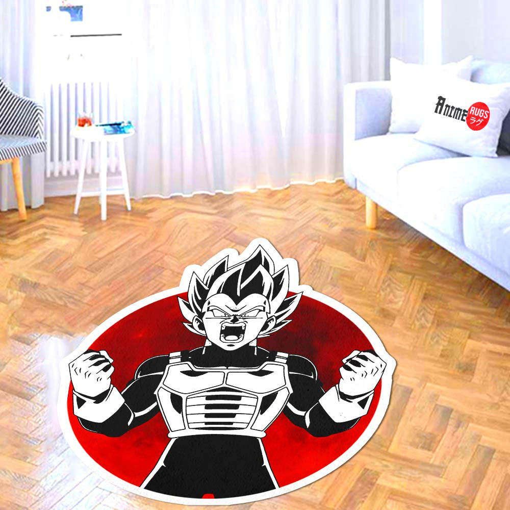 Vegeta Ssj Shaped Rug Custom Dragon Ball Anime Room Decor– Animerugs