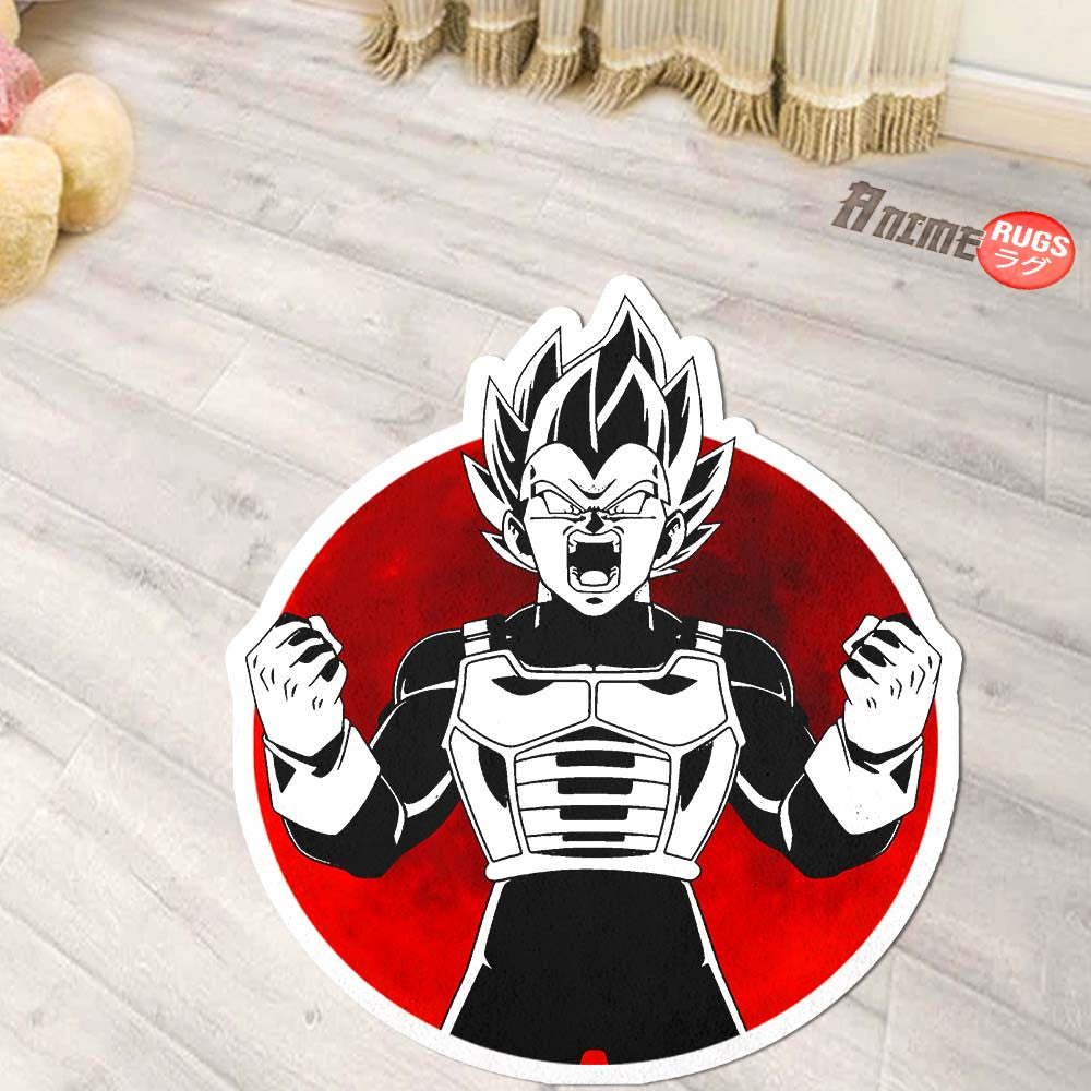 Vegeta Ssj Shaped Rug Custom Dragon Ball Anime Room Decor– Animerugs