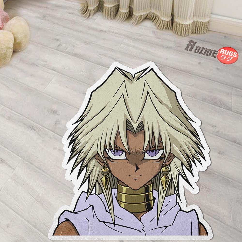 Malik Ishtar Shaped Rug Custom Moon Clouds Yu-Gi-Oh! Anime Room Decor ...