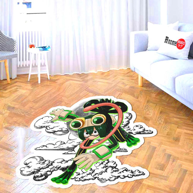 Asui Tsuyu Shaped Rug Custom Moon Clouds My Hero Academia Anime Room D ...