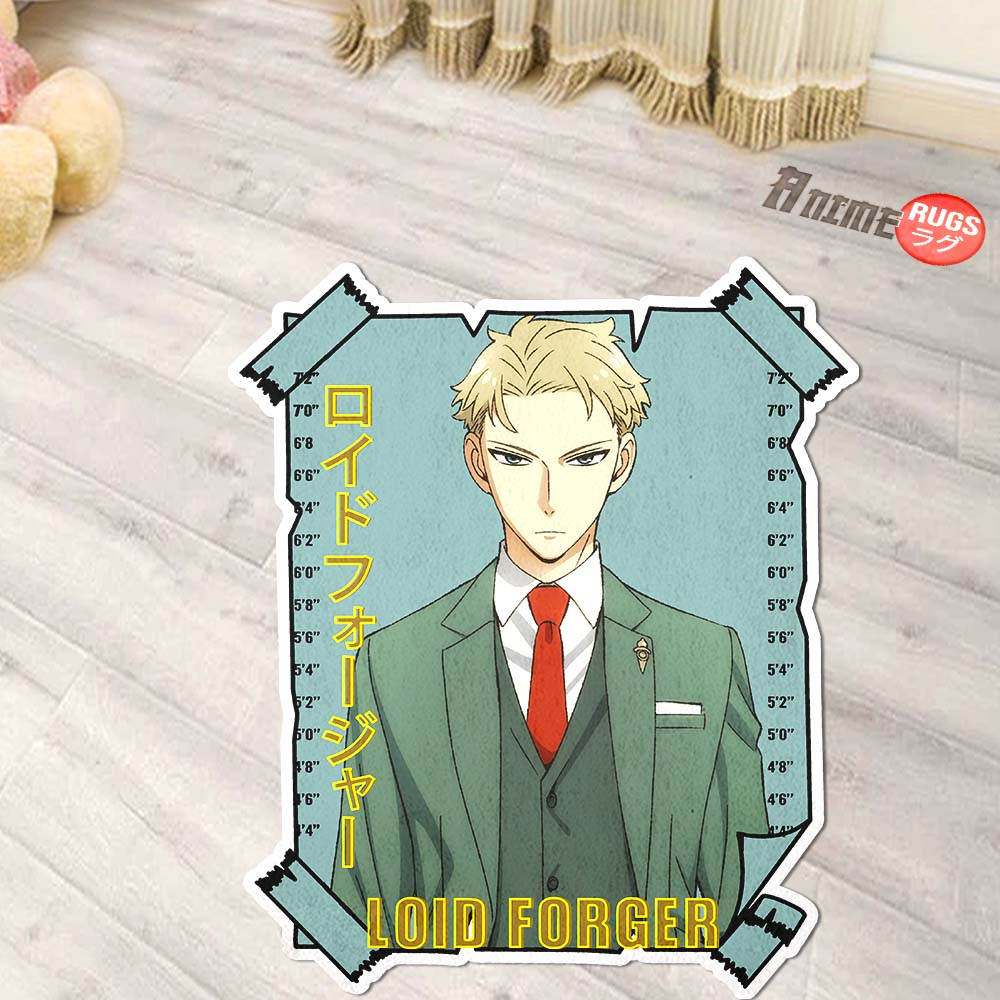 Loid Forger Shaped Rug Custom Spy x Family Anime Room Decor– Animerugs