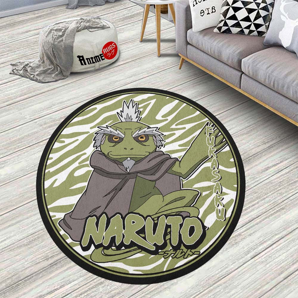 Fukasaku Round Rug Custom Anime Circle Carpet– Animerugs