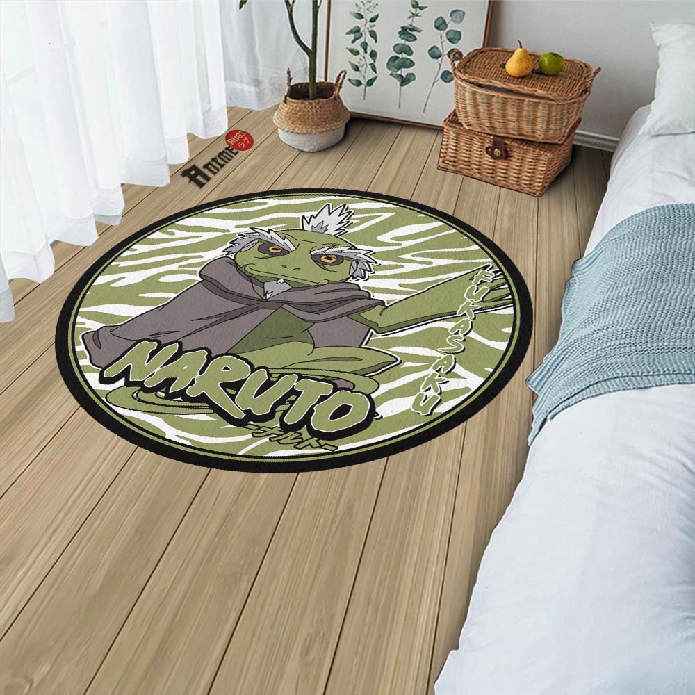 Fukasaku Round Rug Custom Anime Circle Carpet– Animerugs