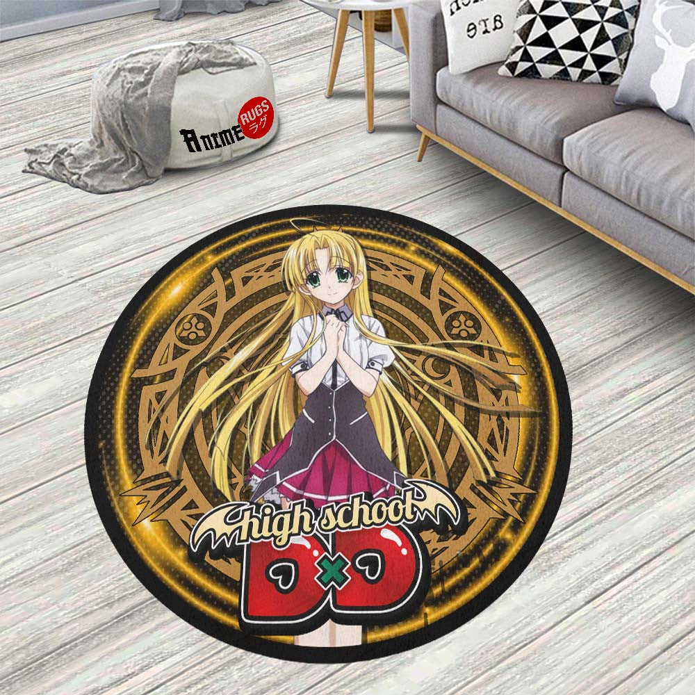 Asia Argento Round Rug Custom High School DxD Anime Circle Carpet ...