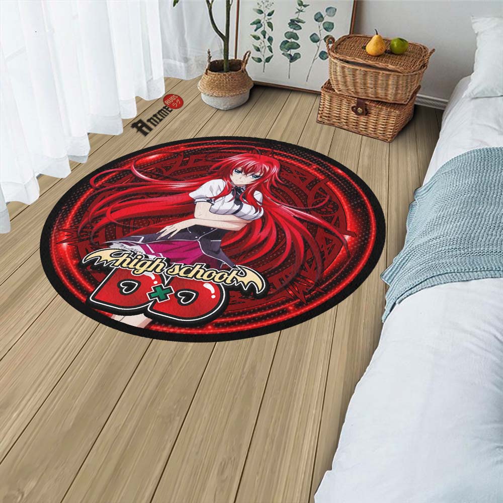 Rias Gremory Round Rug Custom High School DxD Anime Circle Carpet ...