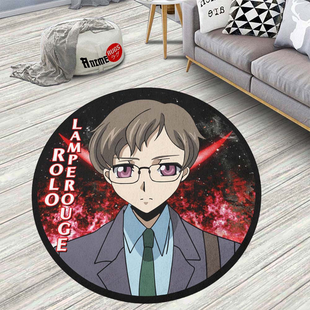 Rolo Lamperouge Round Rug Custom Code Geass Anime Circle Carpet– Animerugs
