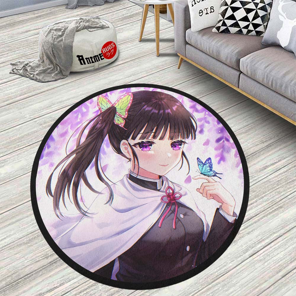 Kanao Tsuyuri Round Rug Custom Demon Slayer Anime Circle Carpet– Animerugs