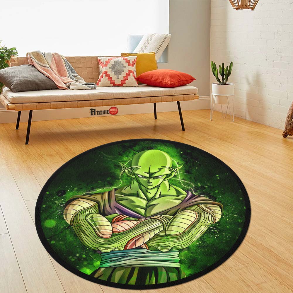 Piccolo Skill Round Rug Custom Dragon Ball Anime Circle Carpet– Animerugs