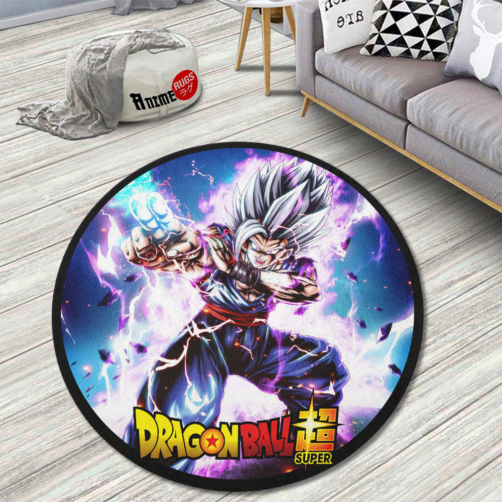Gohan Beast Round Rug Custom Dragon Ball Super Super Heroes Anime Circ ...