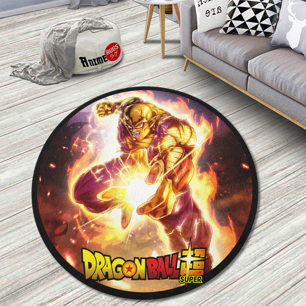 Orange Piccolo Round Rug Custom Dragon Ball Super Super Heroes Anime C ...