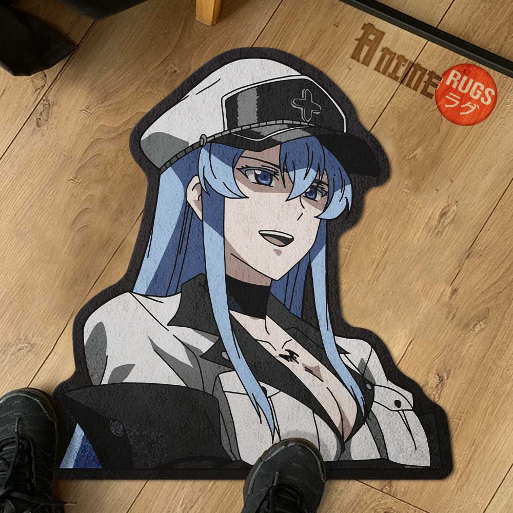 Esdeath Shaped Rugs Custom Akame Ga Kill Anime Carpets Room Decor Mats ...