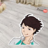 Toru Oikawa Shaped Rug Custom Anime Haikyuu Mats Room Decor Quality Ca ...