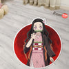 Nezuko Kamado Shaped Rug Custom Anime Demon Slayer Room Decor Mat Qual ...
