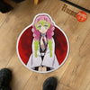 Mitsuri Kanroji Shaped Rug Custom Anime Demon Slayer Room Decor Mat Qu ...