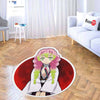 Mitsuri Kanroji Shaped Rug Custom Anime Demon Slayer Room Decor Mat Qu ...