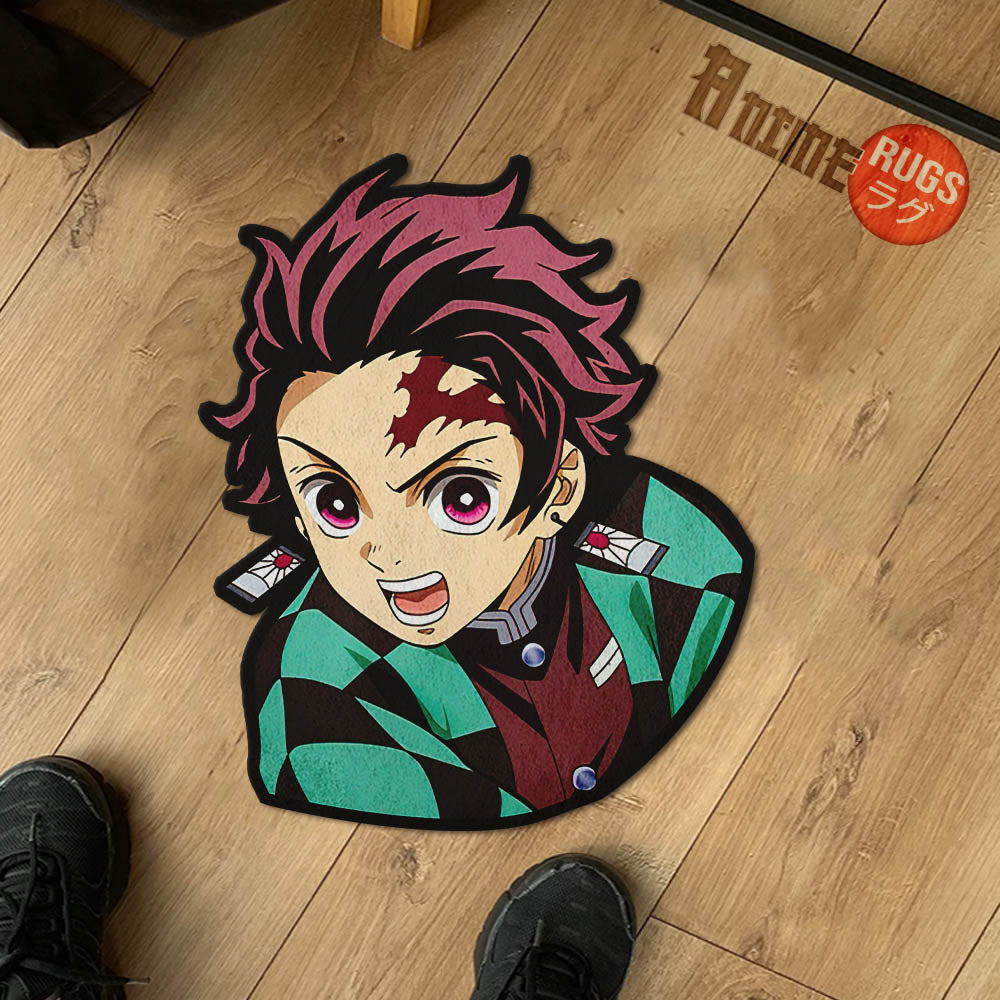 Tanjiro Kamado Shaped Rug Custom For Room Mats Decor Quality Carpet ...