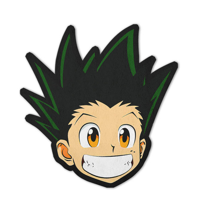 Gon Freecss Shaped Rugs Custom Anime Hunter x Hunter Carpets Room Deco ...