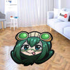 Asui Tsuyu Shaped Rugs Custom Anime My Hero Academia Carpets Room Deco ...