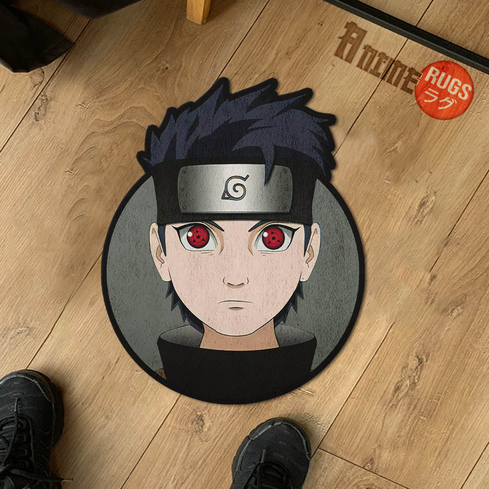 Uchiha Shisui Shaped Rugs Custom Anime Carpets Room Decor Mats– Animerugs