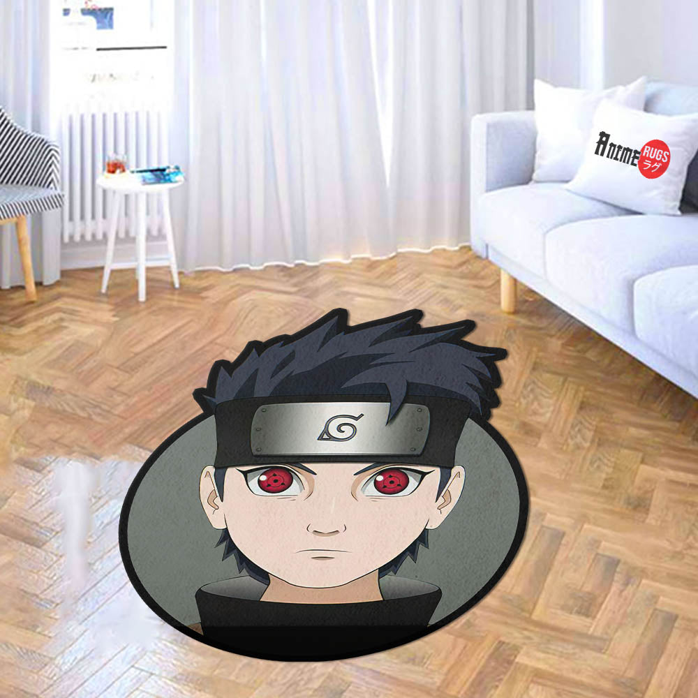 Uchiha Shisui Shaped Rugs Custom Anime Carpets Room Decor Mats– Animerugs