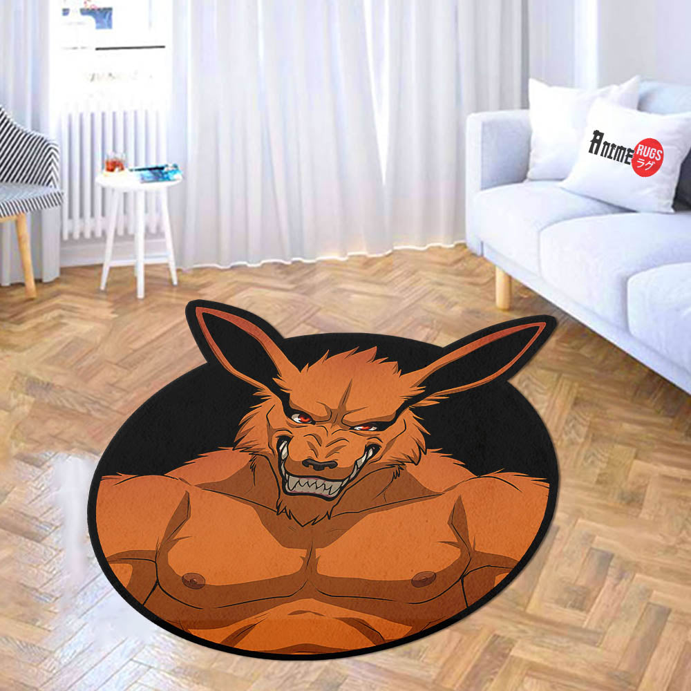 Kurama Shaped Rugs Custom Anime Carpets Room Decor Mats– Animerugs