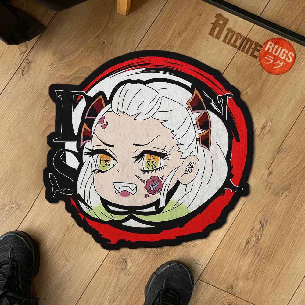 Daki Shaped Rug Custom Anime Demon Slayer Mats For Bedroom Living Room ...