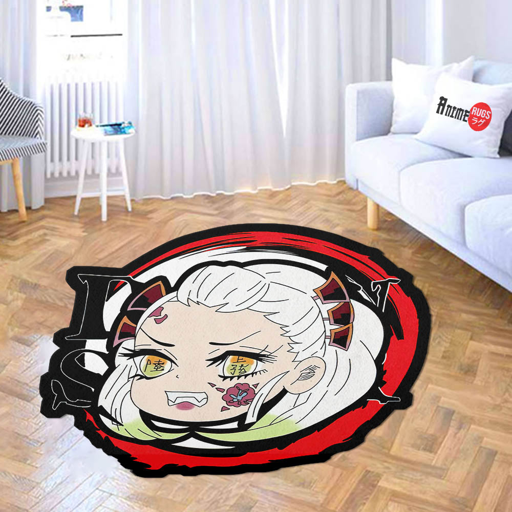 Daki Shaped Rug Custom Anime Demon Slayer Mats For Bedroom Living Room ...