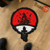 Uchiha Itachi Shaped Rug Custom Anime Mats For Bedroom Living Room Qua ...