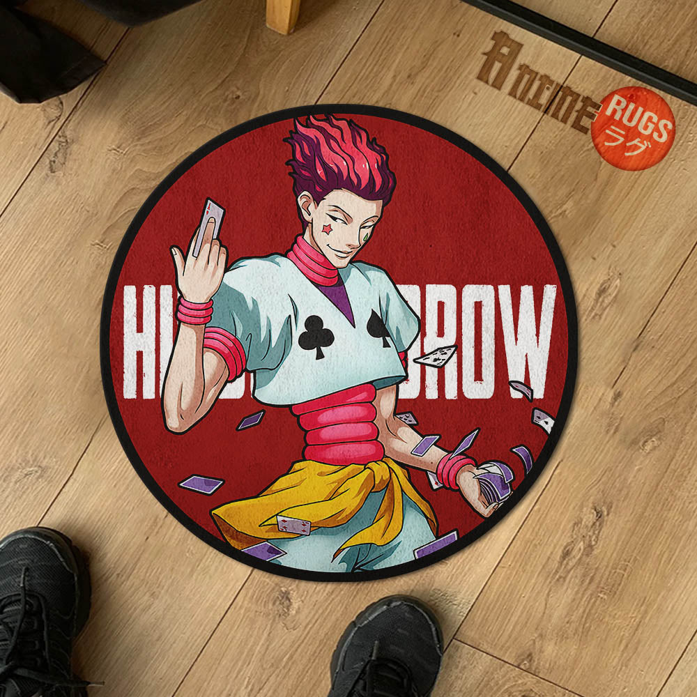 Hisoka Morow Shaped Rug Custom Anime Hunter x Hunter Mats For Bedroom ...