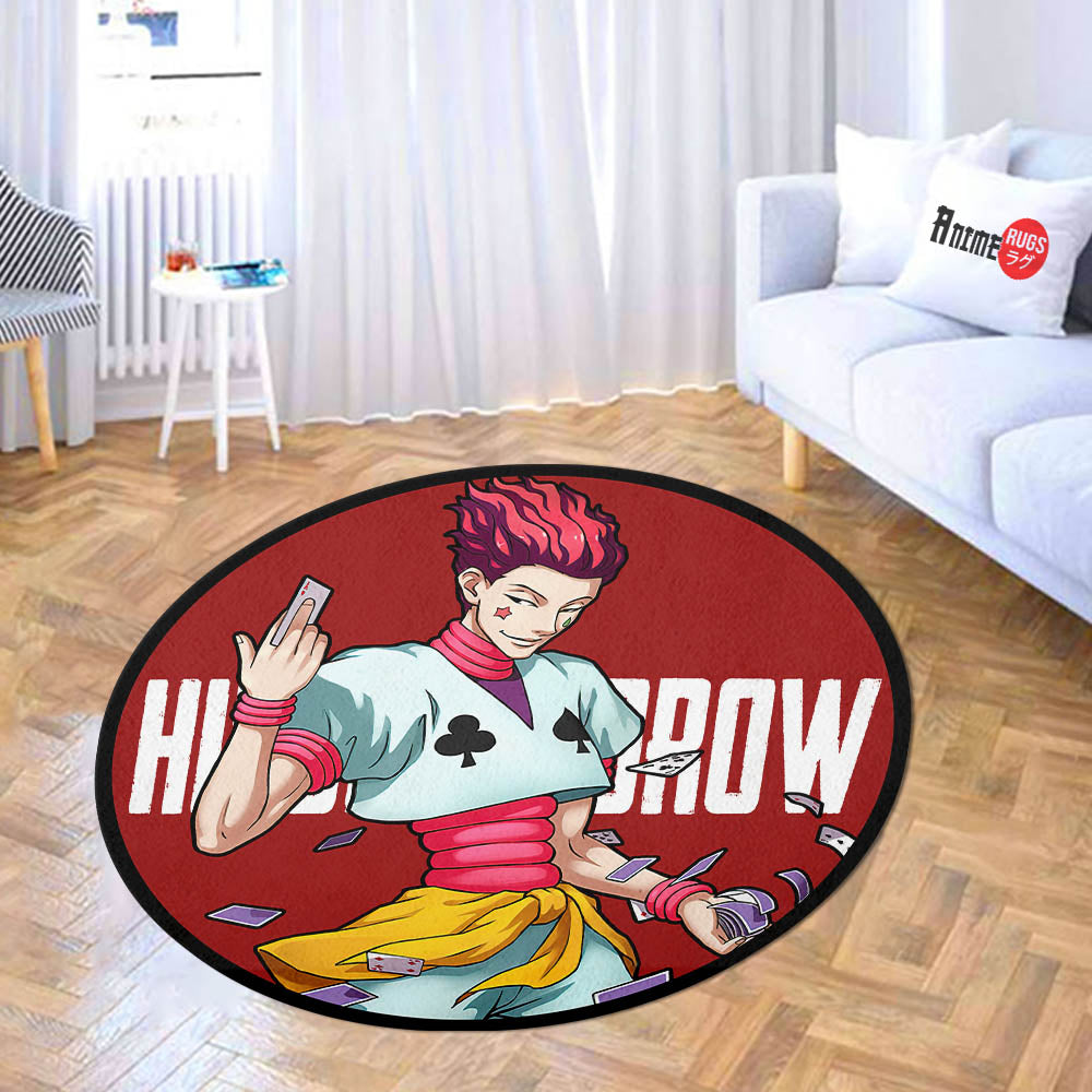 Hisoka Morow Shaped Rug Custom Anime Hunter x Hunter Mats For Bedroom ...